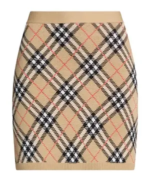Burberry Mini Skirt - Nude