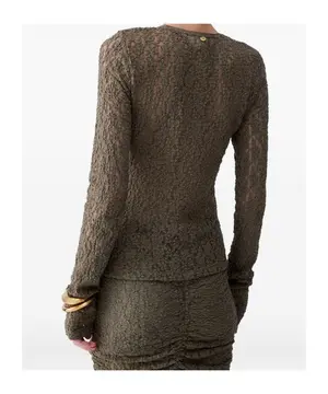 Liu Jo Stretch Lace Top - Green