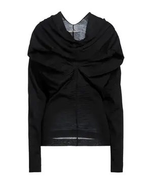 MAISON MARGIELA Solid Color Tops - Black