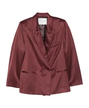 FORTE_FORTE Long-sleeve Blazer - Red