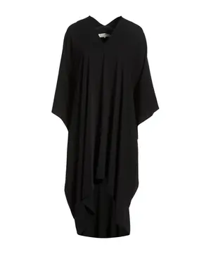 MAISON MARGIELA Crepe Kaftan Midi Dress - Black