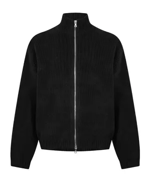 Off-White Minimalist Casual Jacket - Black