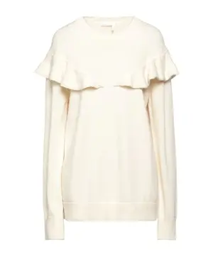Chloé Casual Knit Top With Ruffle Detail