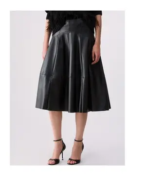 Liu Jo Coated Midi Skirt