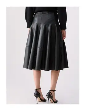 Liu Jo Coated Midi Skirt