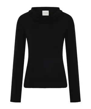 Posse Long Sleeve Knitwear With Rolled Collar And Cuffs