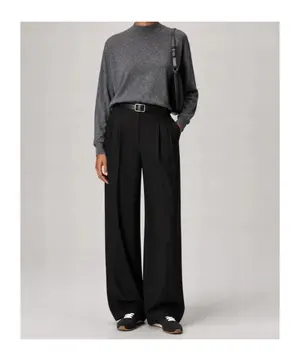 THE FRANKIE SHOP Turtleneck Sweater With Detachable Shoulder Pads