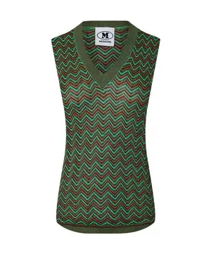 Missoni Zigzag Knitted Vest