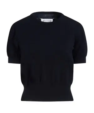 MAISON MARGIELA Solid Color Jumpers - Blue