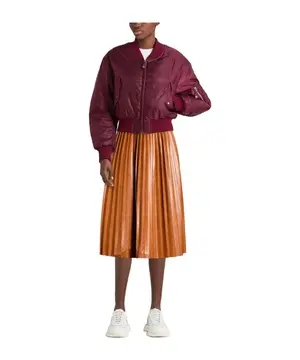 MAISON MARGIELA Pleated Midi Skirt