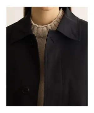 DUNST Collared Long-sleeved Trench Coat