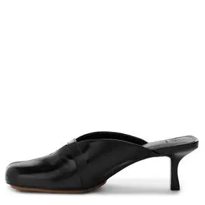 GANNI Heeled Mules With Buckle Detailing