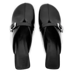GANNI Heeled Mules With Buckle Detailing