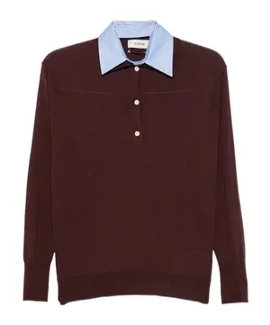 SYSTEM Long-sleeve Polo Shirt