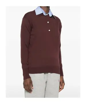 SYSTEM Long-sleeve Polo Shirt