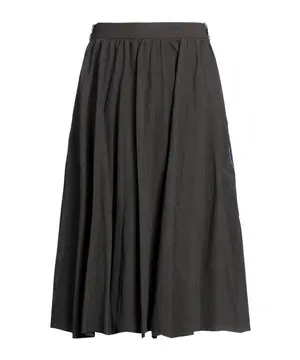 Balenciaga Flared Denim Midi Skirt