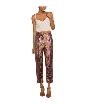 Dolce & Gabbana Paisley Print Brocade Trousers
