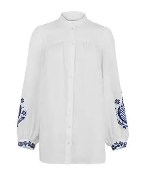 Max Mara Simple Long-sleeve Shirt - White