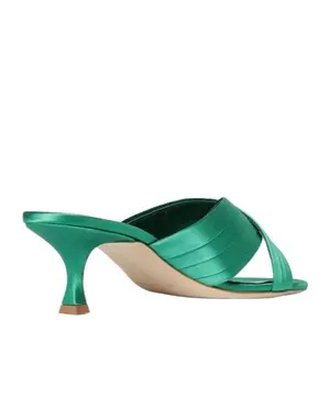 Manolo Blahnik Round-toe High-heeled Sandals