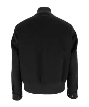 LARDINI Stand Collar Pocket Coat