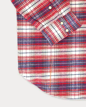 FORTELA Josh Checkered Cotton Western Shirt