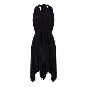 Norma Kamali Reversed Halter Dress