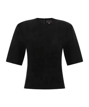 Stouls Suede Fitted T-shirt