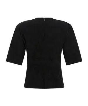 Stouls Suede Fitted T-shirt