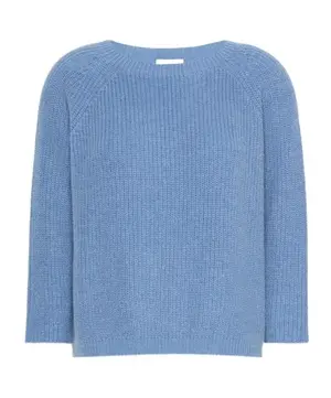 Max Mara Mohair Blend Knit Jumper - Light Blue Light Blue
