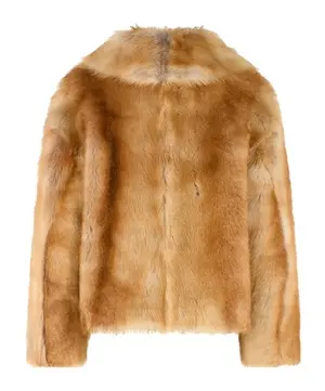 SALVATORE SANTORO Long Sleeve Faux Fur Jacket