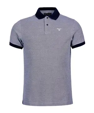 Barbour Sports Polo Mix Shirt - Gray