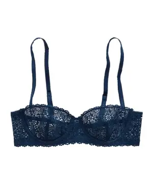 Ralph Lauren Lace Detail Bra - Blue