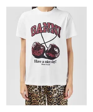 GANNI Graphic T-shirt