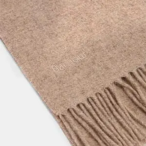 Barbour Logo Tassel Scarf