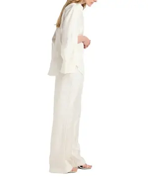 RÓHE Satin Open-sleeve Detailed Shirt