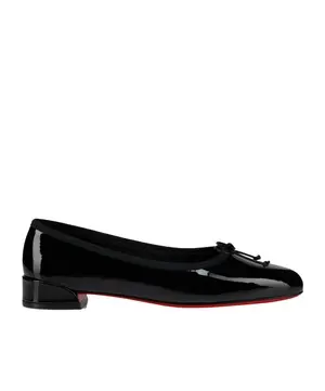 Christian Louboutin Glossed Flats For Women