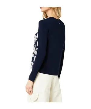 Max Mara Floral Knit Top