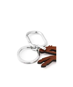 Longchamp Le Pliage Leather Key-ring