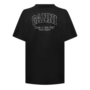 GANNI Crew Neck T-shirt