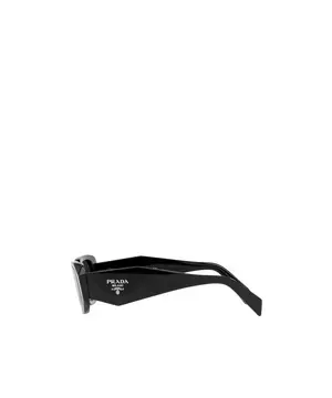 Prada Logo Rectangular Sunglasses