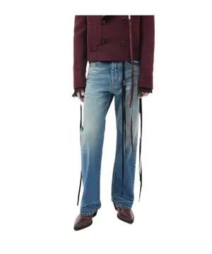 ANN DEMEULEMEESTER Alarik Flared Jeans - Sky-blue