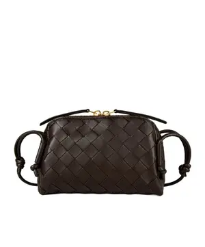 Bottega Veneta Woven Shoulder Bag - Black