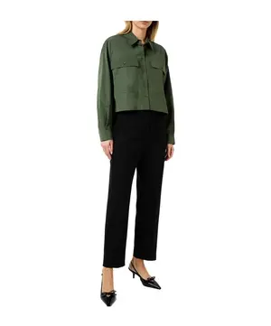 Max Mara Carter Long-sleeve Plain Shirt