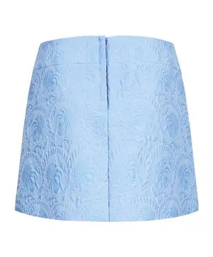 Dolce & Gabbana Floral Jacquard A-line Mini Skirt