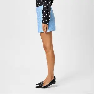 Dolce & Gabbana Floral Jacquard A-line Mini Skirt
