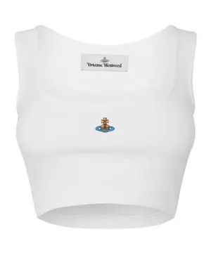 VIVIENNE WESTWOOD Logo Vest - White