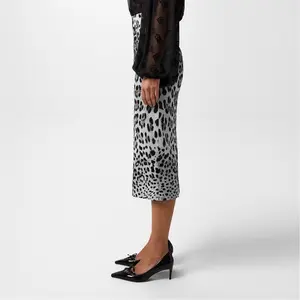 Dolce & Gabbana Animal Print High-waisted Skirt
