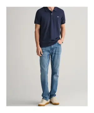 Gant Logo Short Sleeve Polo Shirt