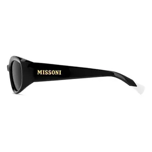Missoni Oval Logo Detail Sunglasses