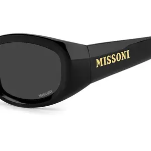 Missoni Oval Logo Detail Sunglasses